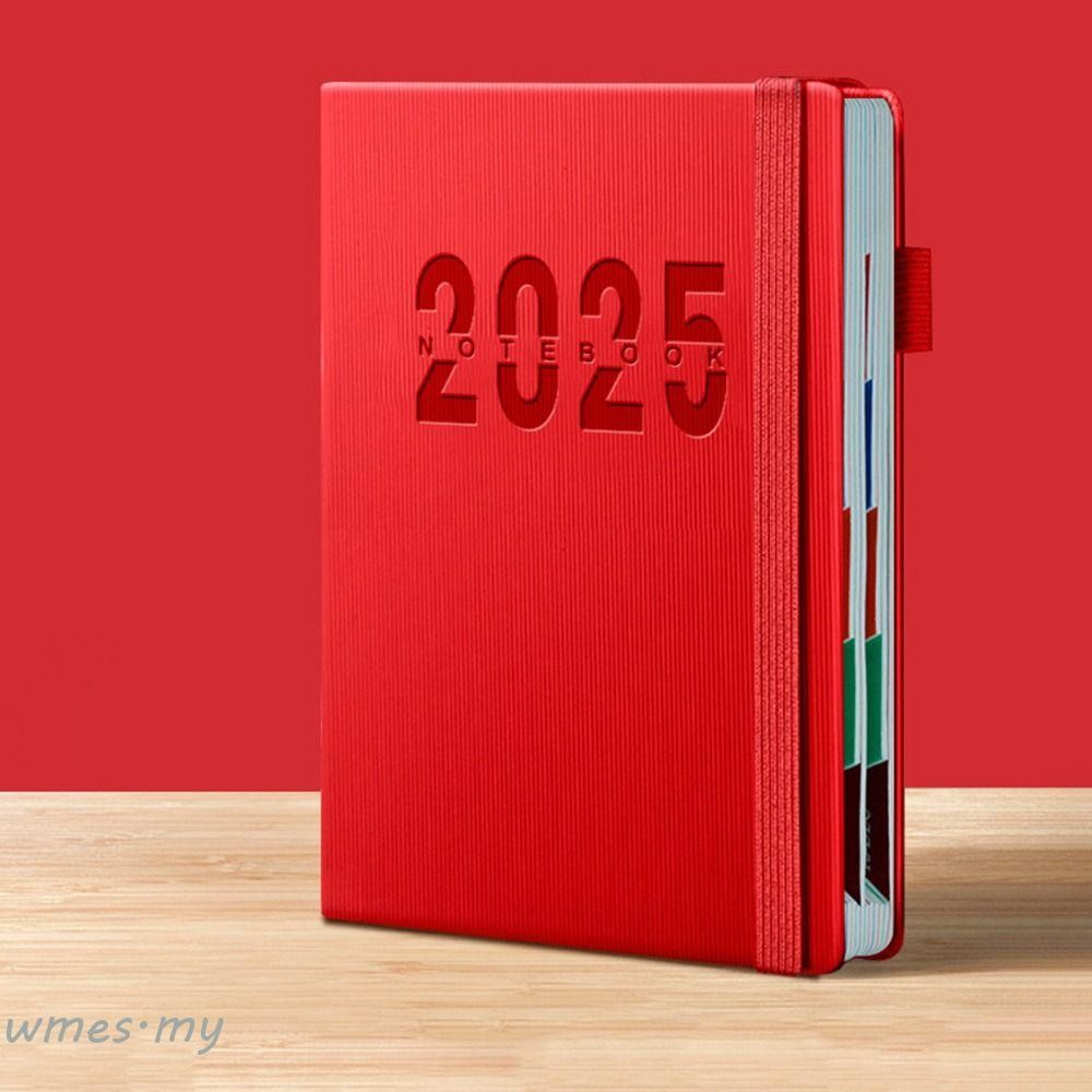 WMES1 2025 Schedule Planner Notepad, English 12 Months 365 Days Notepad ...