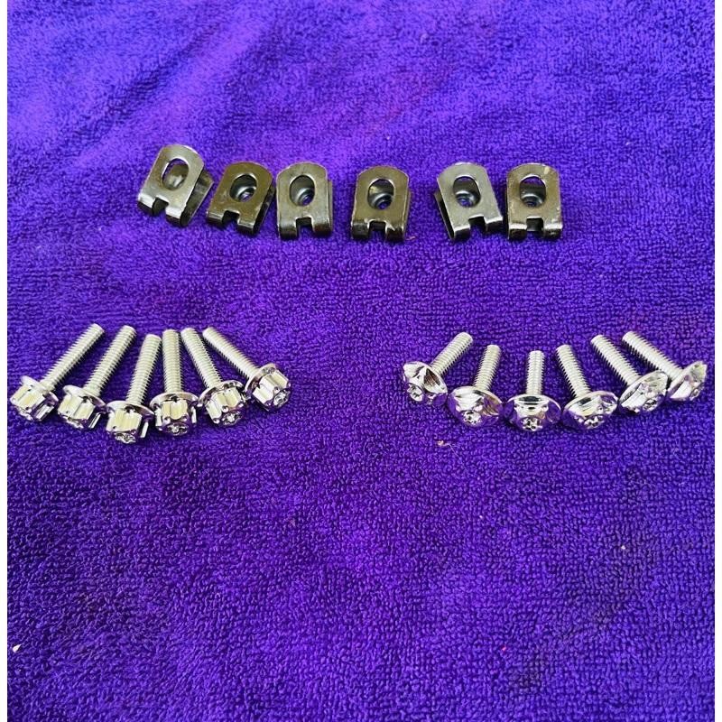 Combo of 6 G3 Cylindrical Head Screws with Wave 50-100-110 Mounting ...