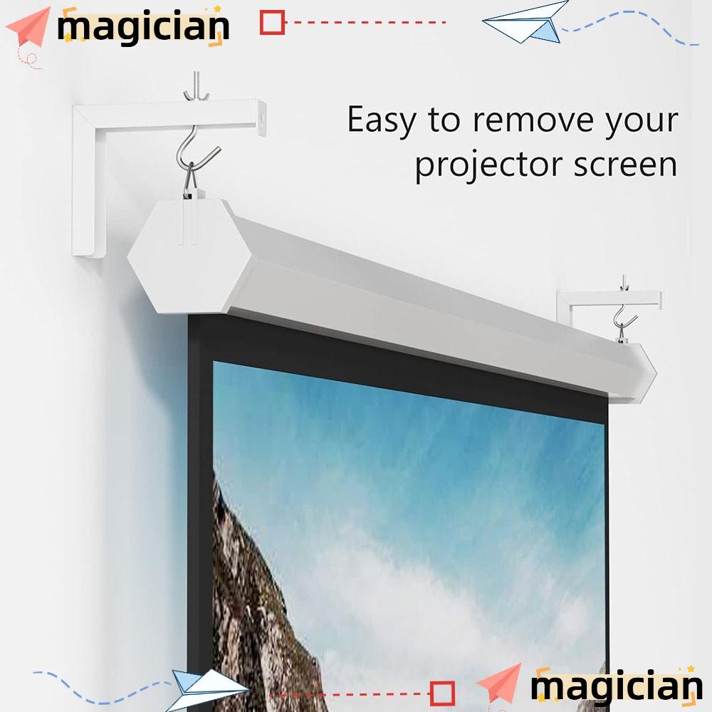 MAGIC Projector Screen Mount, Easy Install L-Brackets Projector Wall ...