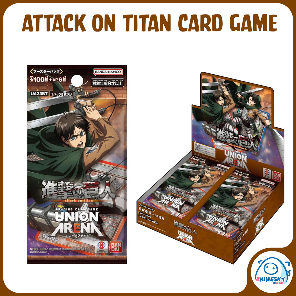 Genuine Attack On Titan Card game Carddass UNION ARENA dignity Card ...