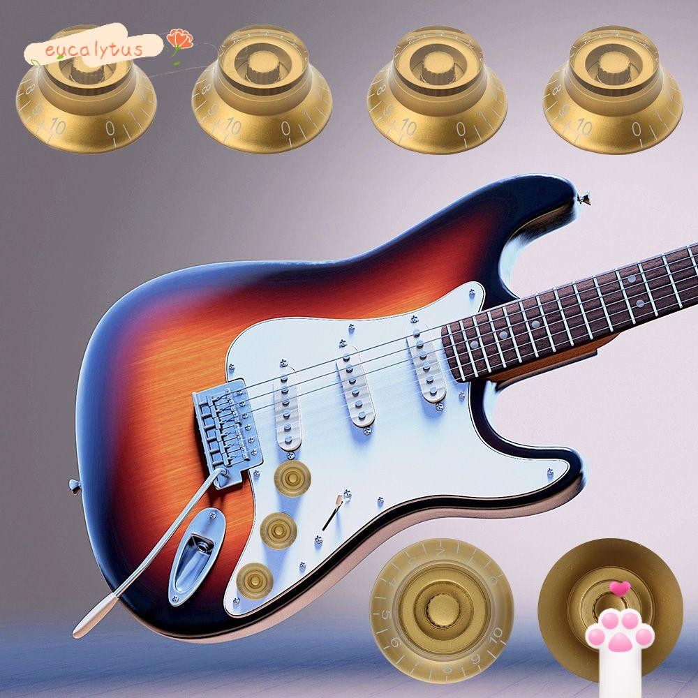 EU-FASHION Tone Volume Knobs Gold with White Numbers Universal ...