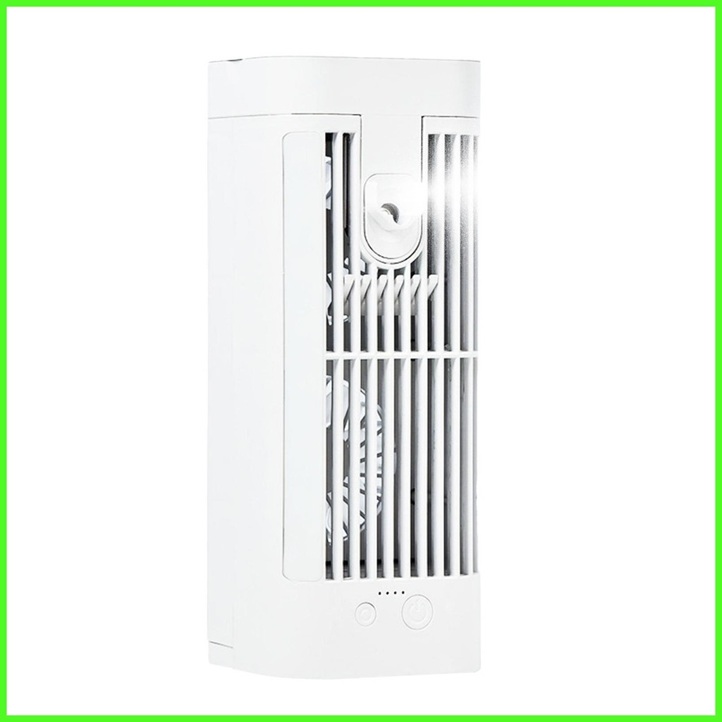 Evaporative Air Cooler Personal Mini Air Cooler Dual Fan Misting Fan ...
