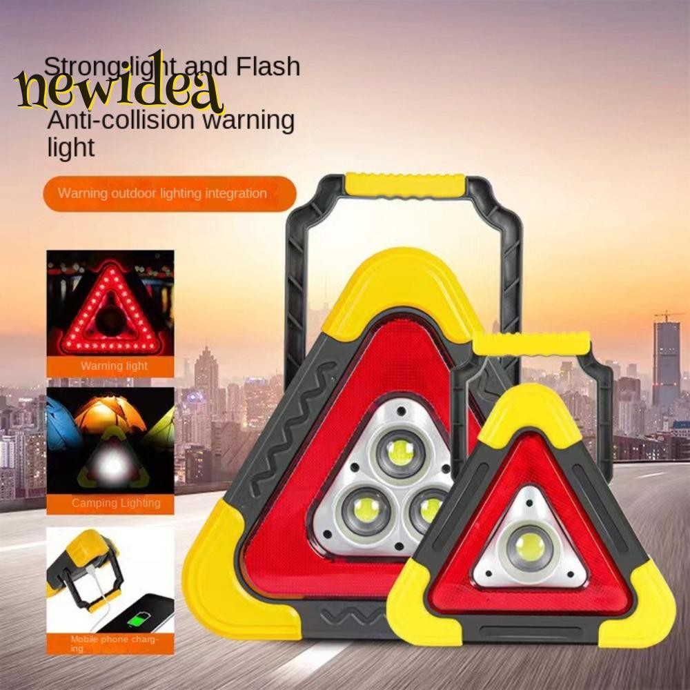 NEWIDEA Emergency Triangular Warning Light, 3-in-1 Super Bright LED ...
