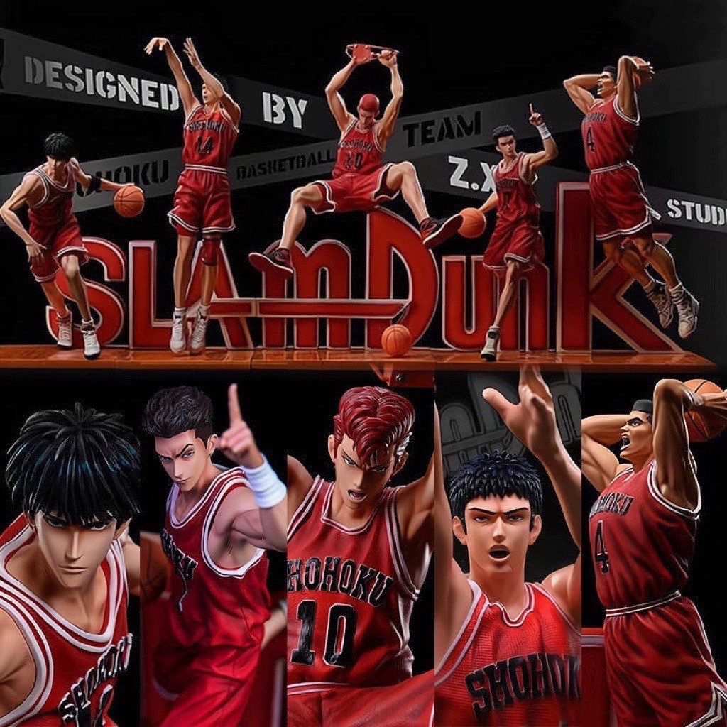 Anime Slam Dunk Hand-Made Full Set Xiangbei Wuhu Sakuragi Flower Road ...