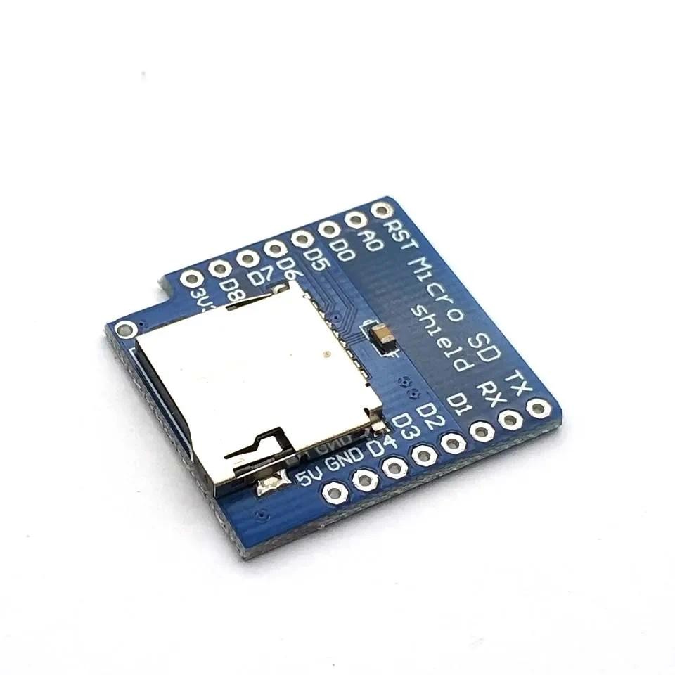 Micro SD Card Shield for WeMos D1 Mini TF WiFi ESP8266 Compatible SD ...