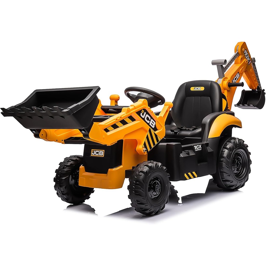 JCB Ride on Excavator, Kids Ride on Car with Remote Control, Electric ...