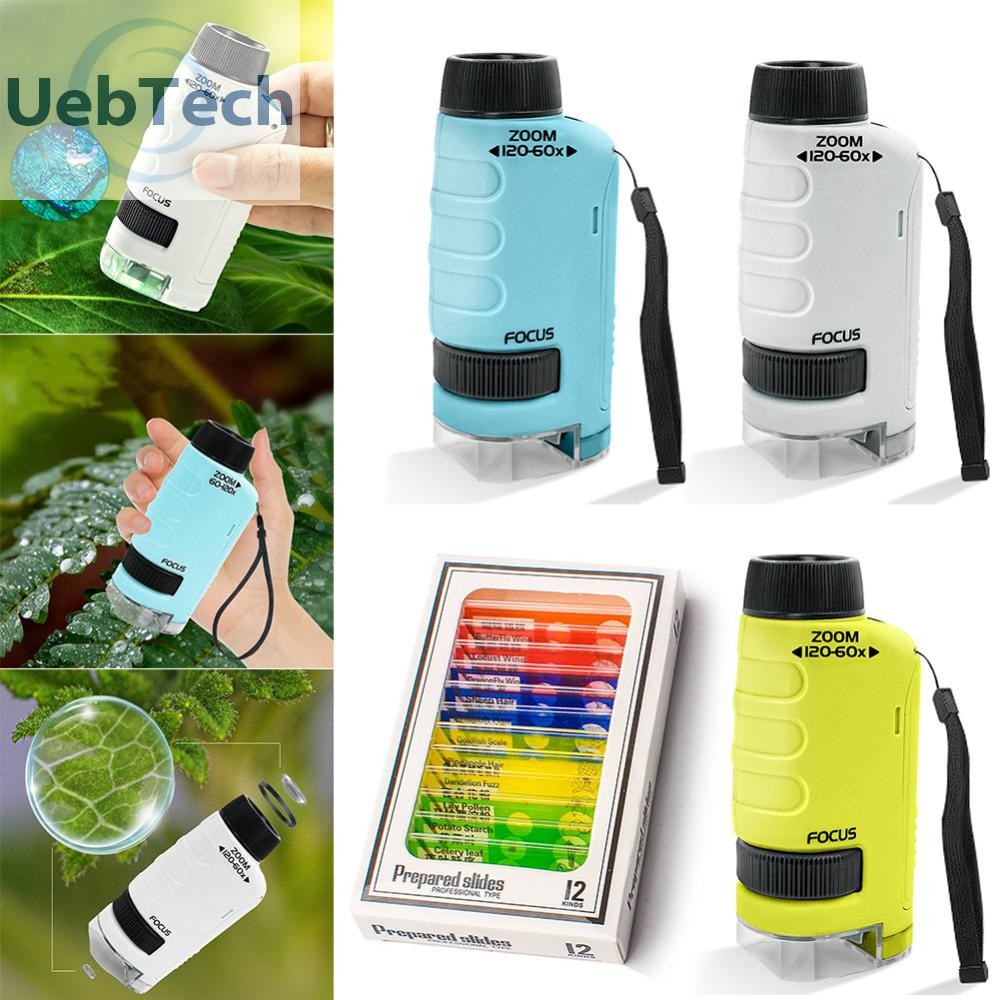 [uebtech.my] Educational Mini Handheld Microscope with LED Light 60 ...