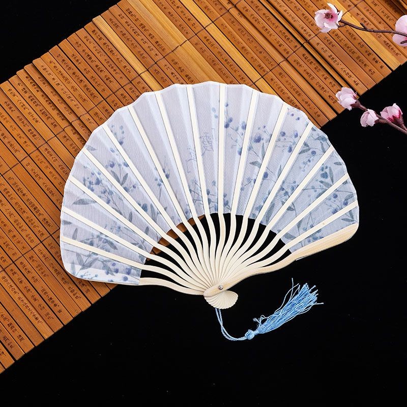 Dragon Knife Fan Women's Folding Fan Japanese Japanese Style Silk Cloth ...