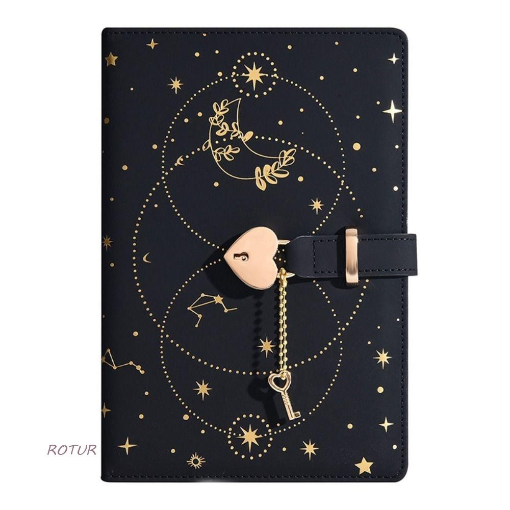ROTUR A5 Notebook With Lock, Protecting Secrets Diary Book Password ...