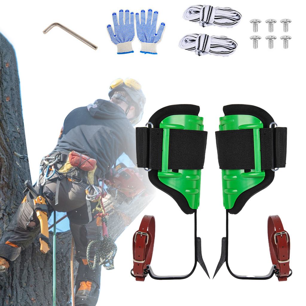WAN- Tree Climbing Tool Set Steel Tree Climbing Spikes Adjustable ...
