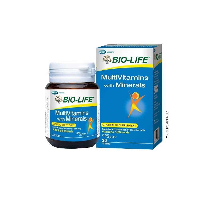 BIO-LIFE Multivitamins and Minerals 30S | Shopee Malaysia