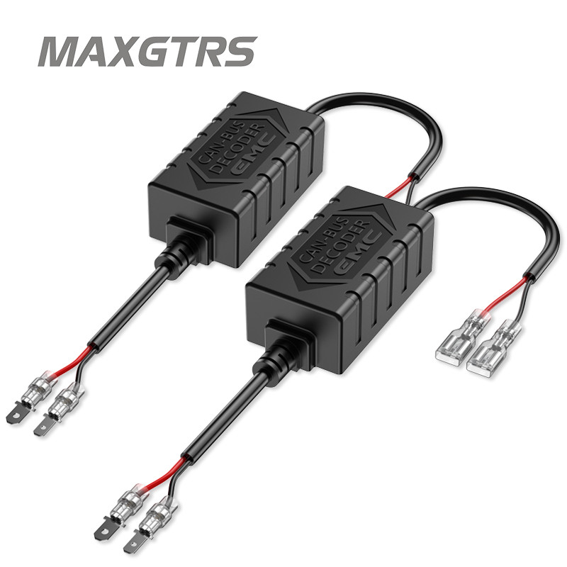MAXGTRS H1 H3 H4 H7 H8 H11 9005 9006 9004 9007 EMC Car LED HID Decoder ...