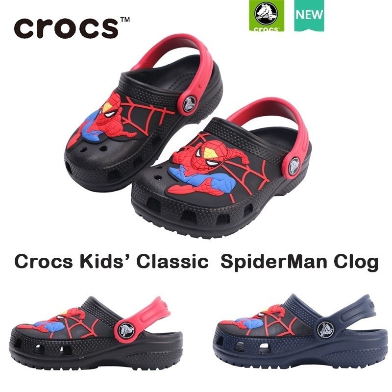 crocs kids boys Crocs Kids’ Fun Lab Classic I AM SpiderMan Clog crocs ...