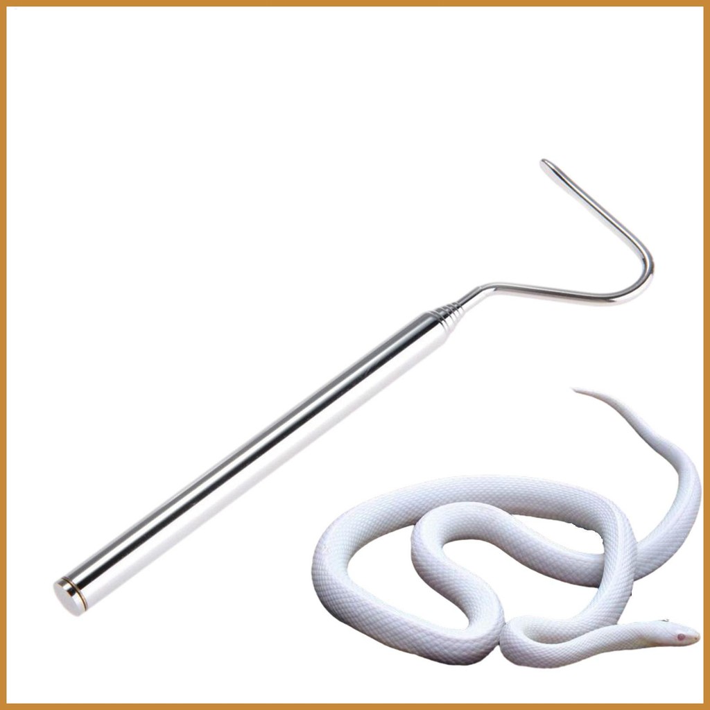 Snake Catcher Grabber Telescopic Snake Tongs Snake Hook Stainless Steel ...