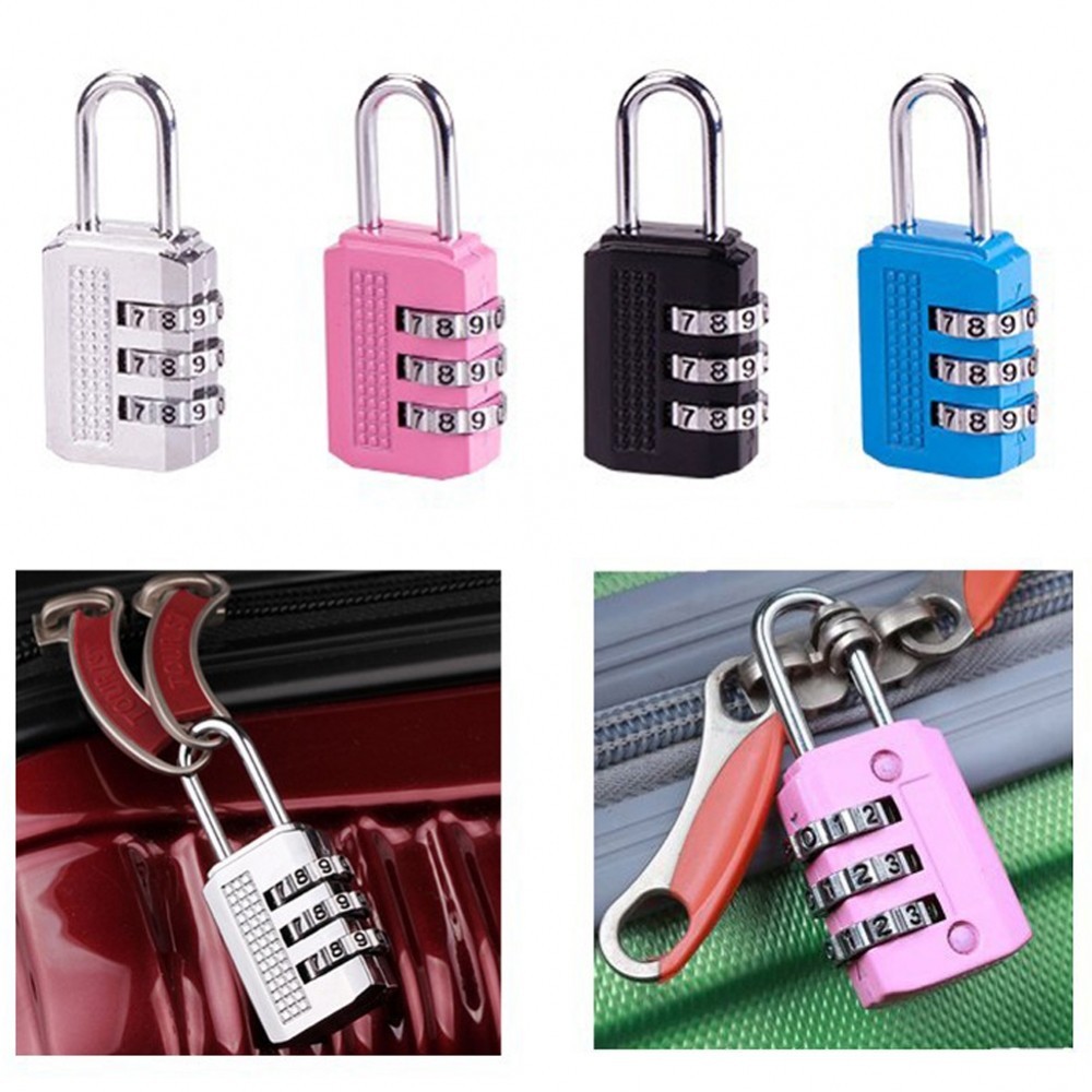 Simple to Use Resettable Travel Lock for Gym/Sports & Lockers Hasps ...