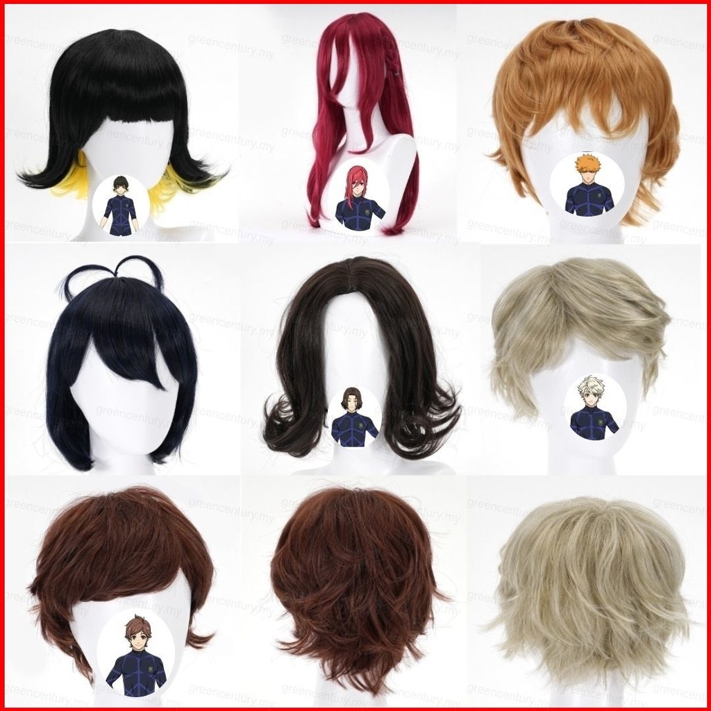 YS Blue Lock Rin Itoshi Bachira Meguru Cosplay Wig Kira Ryosuke Anime ...