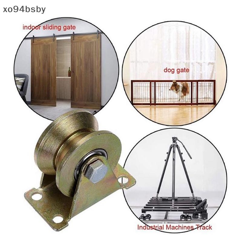 xo94bsby Sliding Door Pulley V U Groove Wheel Heavy Duty Rigid Caster ...