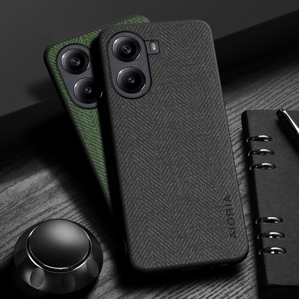 Case for Poco X7 Pro Design Simple,Lightweight,Durable Leather wood ...