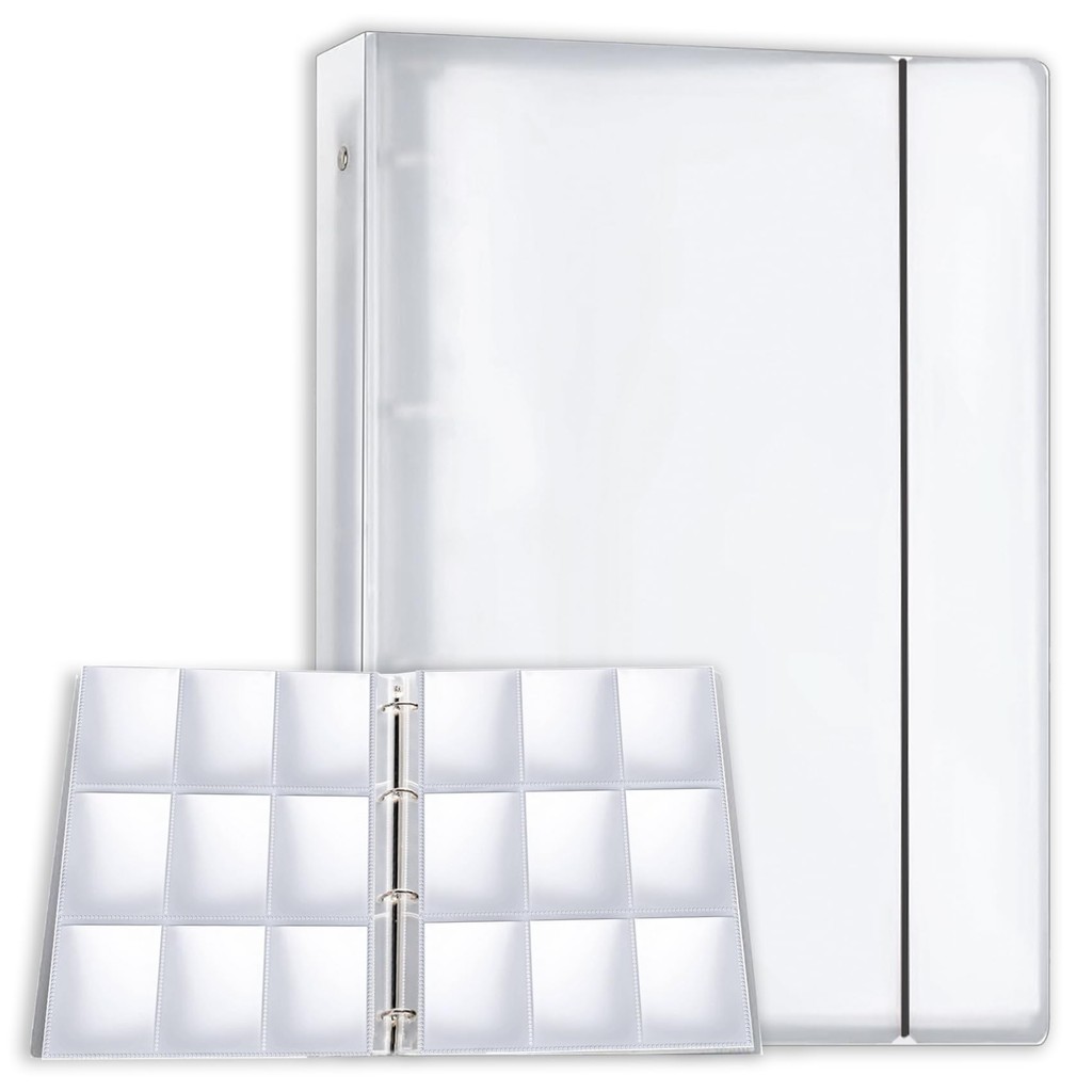 REIYAIBA Trading Card File Binder [Double-Sided Storage, Freely ...