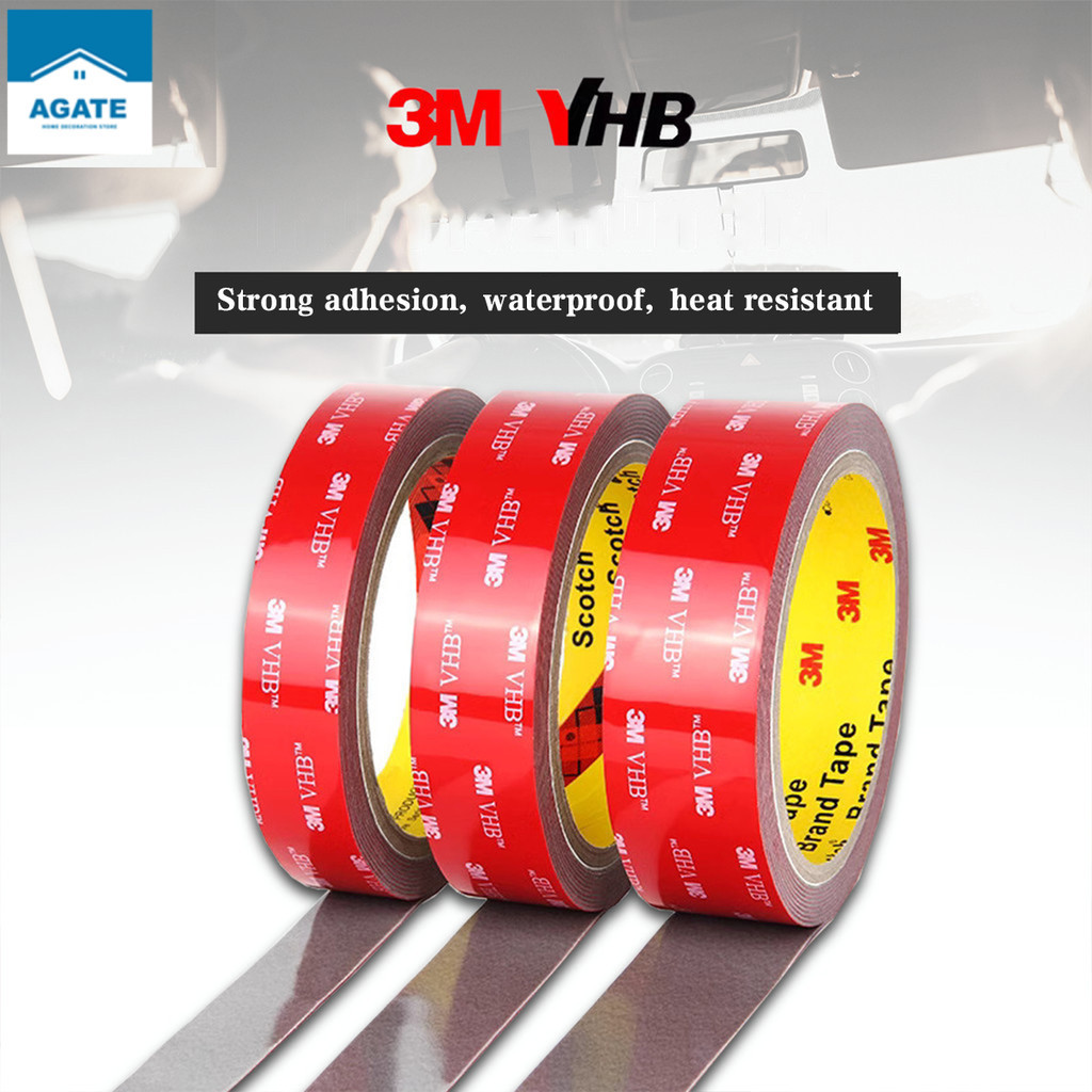 3M Double Sided Tape Vehicle Foam Tape Adhesive Glue Tape Sticky ...
