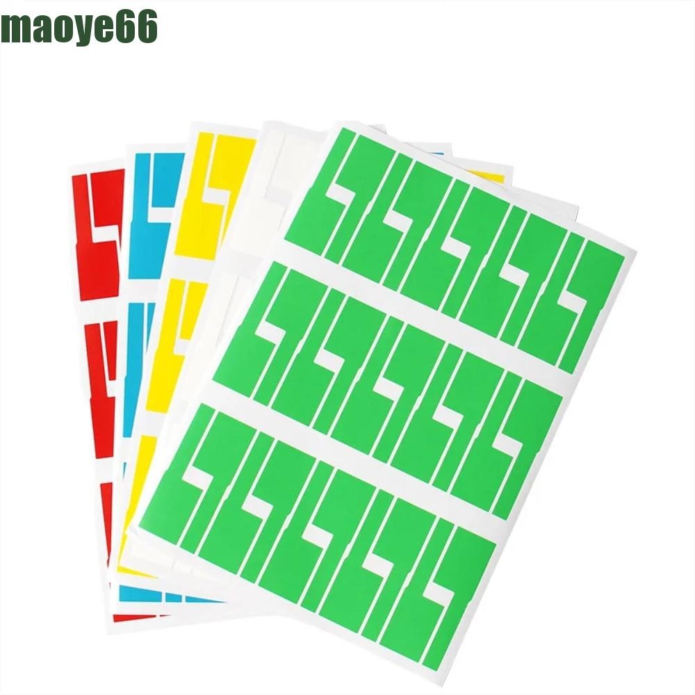 MAOYE A4 Self-Adhesive Label Cable Tags, Cord Tags Cable Label ...