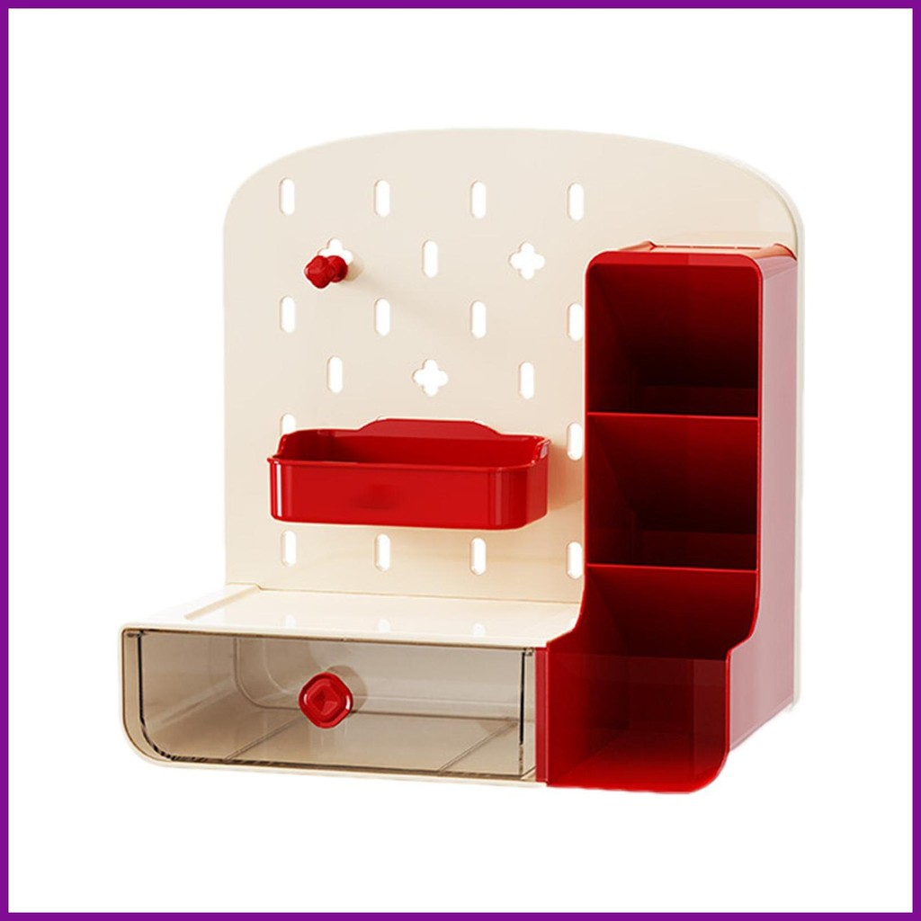 Pegboard Desk Organizer Desk Stationery Organization Desk Organizer Shelf with Pegboard Home and ...