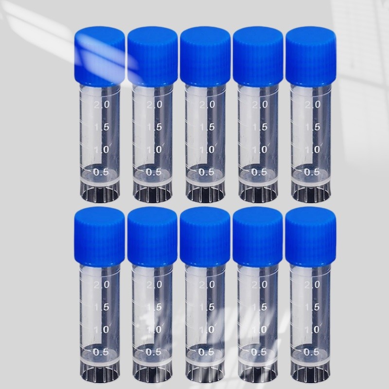 10PCS Laboratory Chemical Plastic Test Tube Vial Sealing Cap Packaging ...