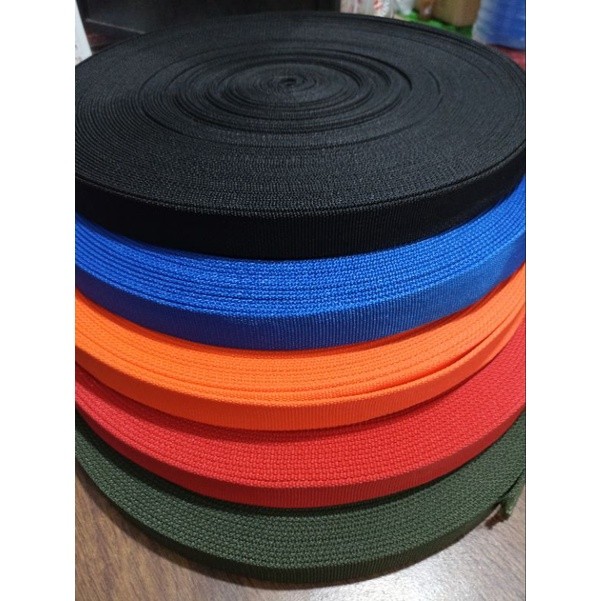 Tubular Webbing 45 m | Webbing strap | Thick ribbon strap | Flat rope ...