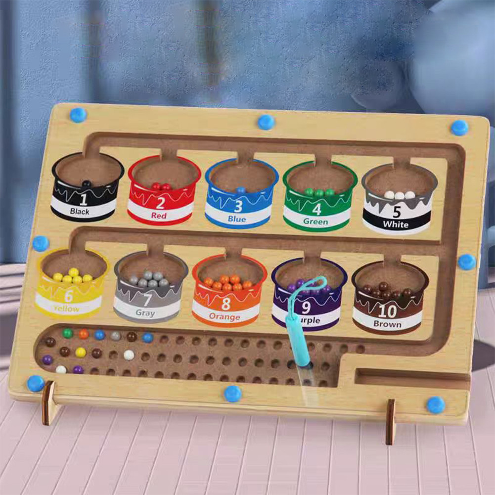 Magnetic Board Educational Toy Counting Magnetic mazes game / Color ...