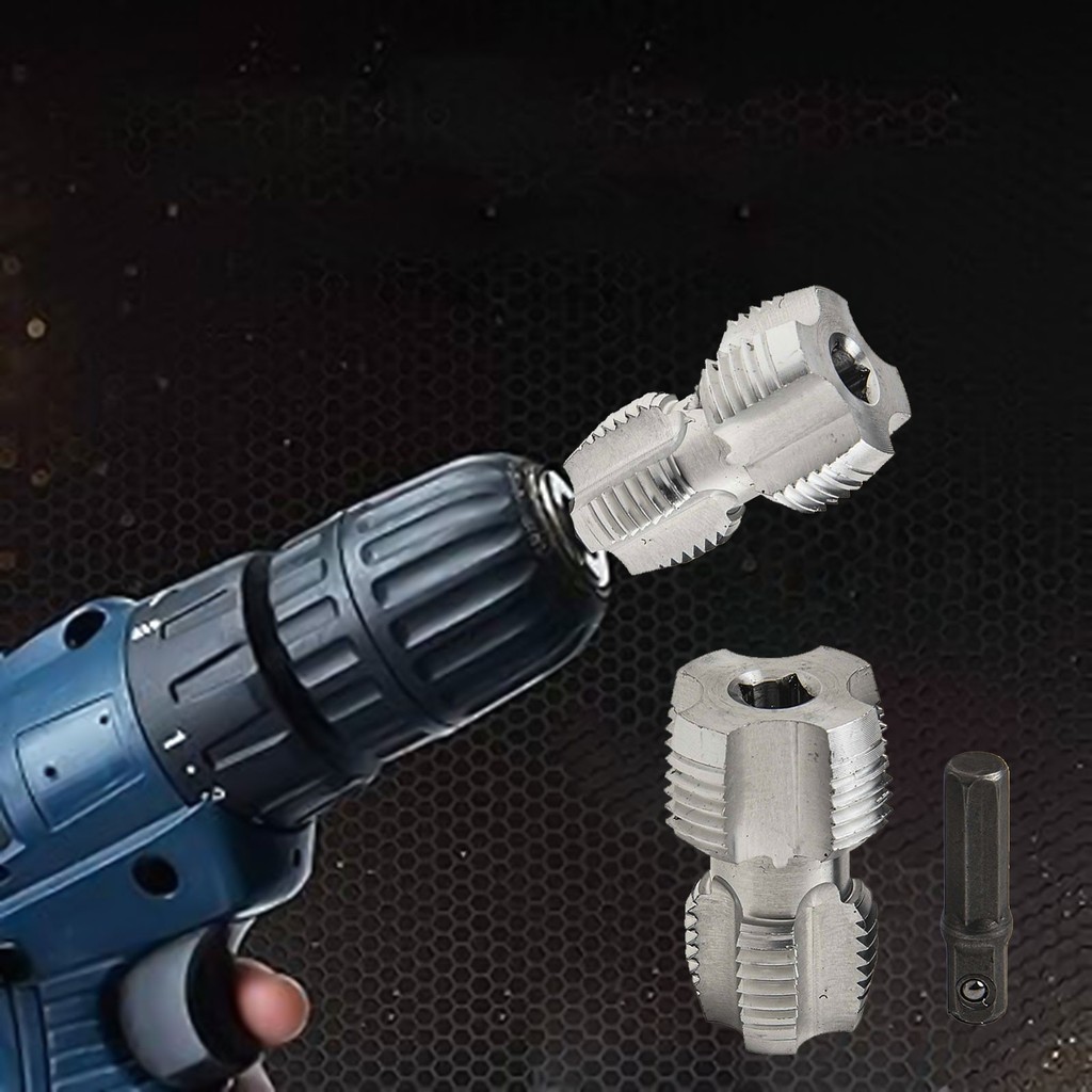 PPR Pipe Threader for Hand Drills with Dual Head Design for Plumbing ...