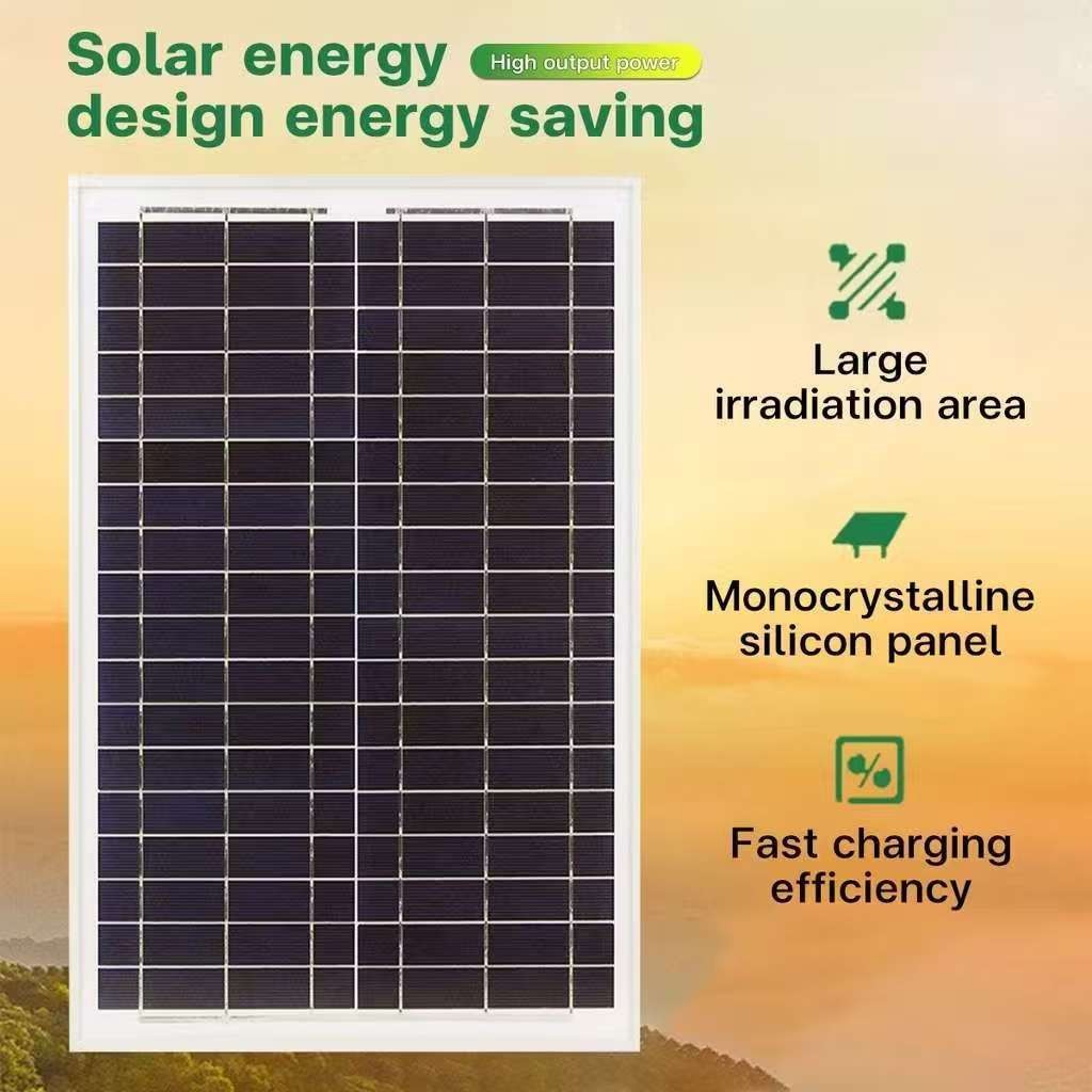Solar Panel 100W lampu solar led outdoor waterproof solar light outdoor ...