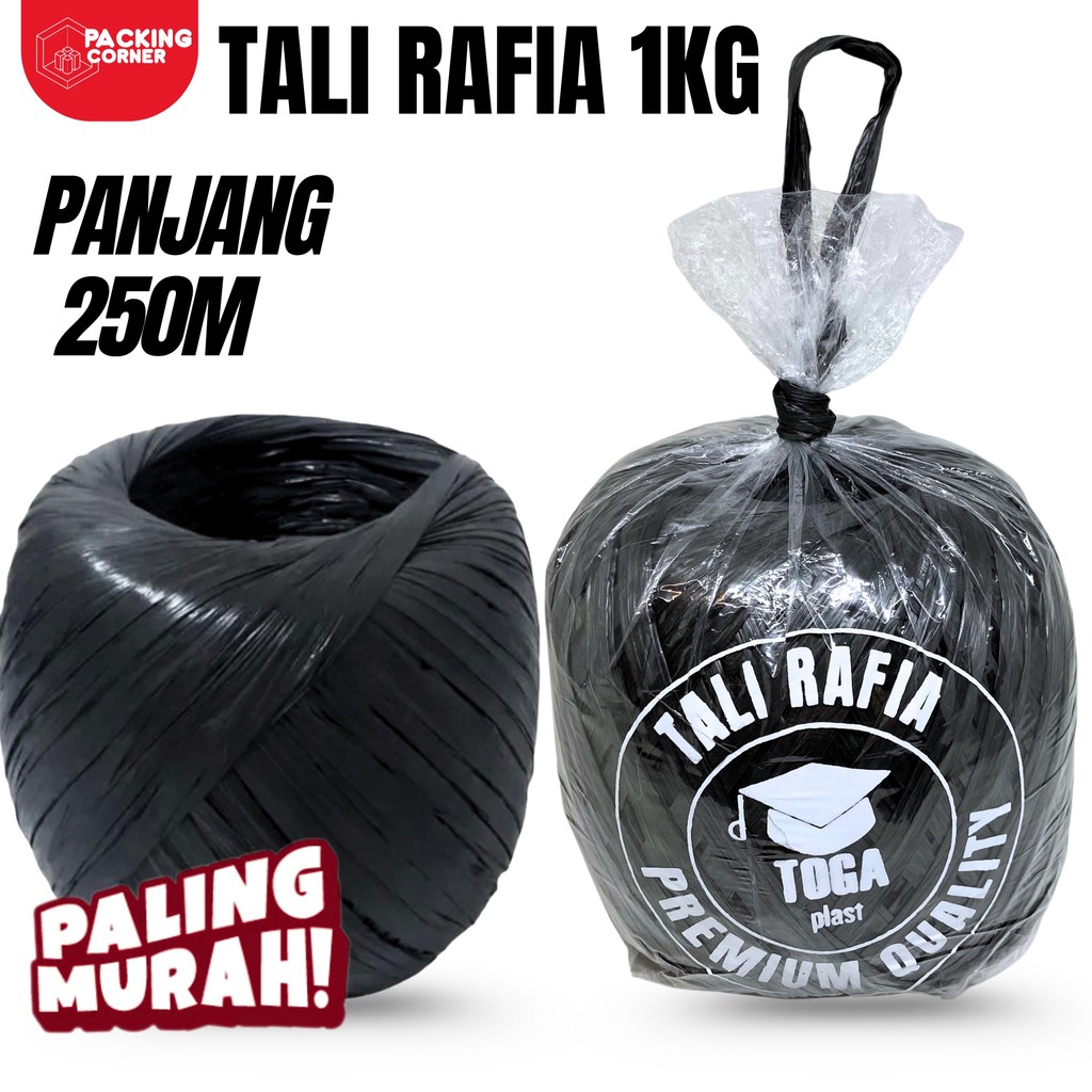 1KG Black Raffia Rope Raffia Rope 1 KG Strong Anti-Break Goods ...