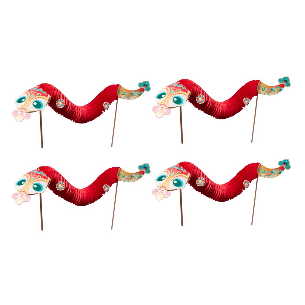 [szxmkj2] 4x Chinese New Year Snake DIY Material Kits Hanging Garland ...