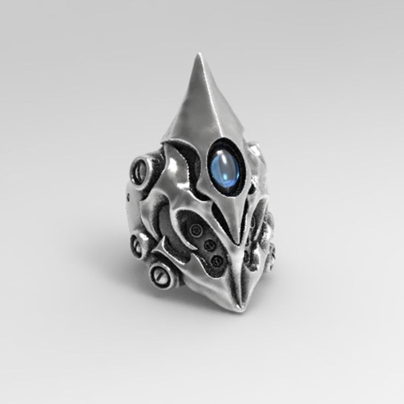 Advanced ins Replica Design Future Machine War Ring Avant-Garde Mecha ...