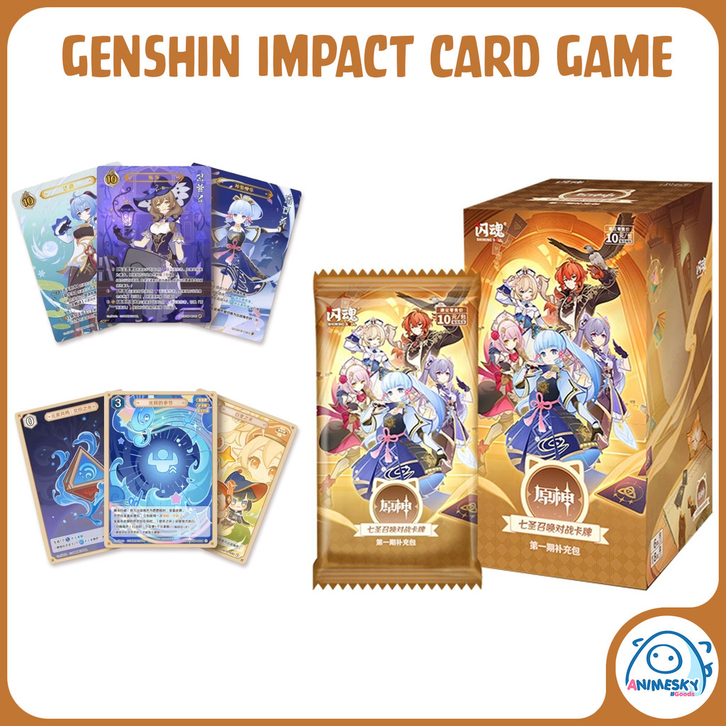 Genuine Genshin Impact card game dignity card Pack - Genshin Impact ...