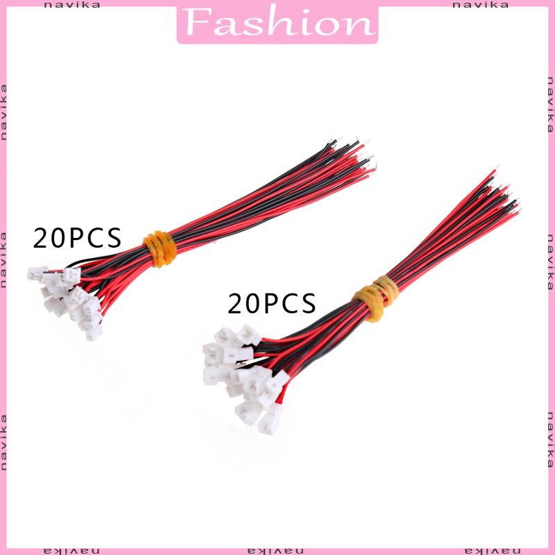NAV 20Pair Micro JST PH 1 25 2 PIN Male Female Plug Connector With Wire Cables 100mm | Shopee ...
