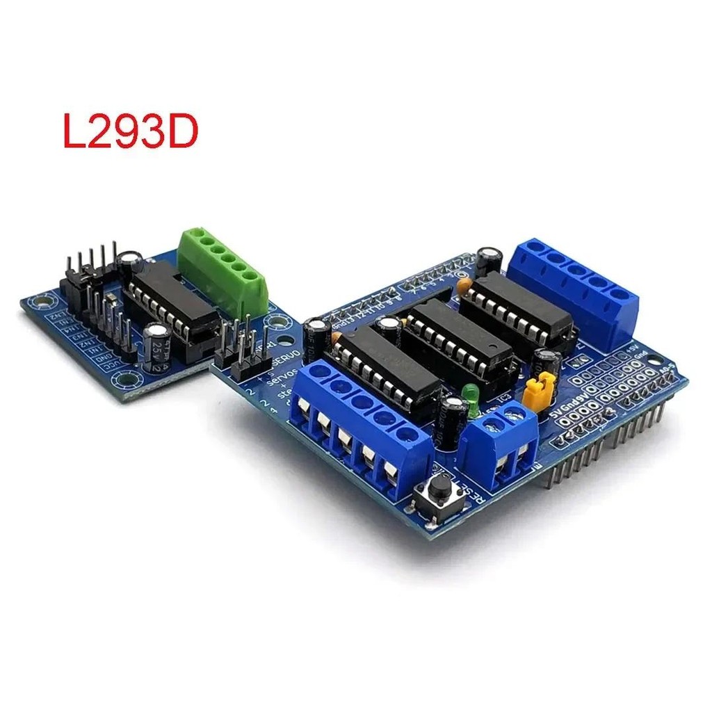 L293D Motor Drive Shield Dual for Arduino Duemilanove Motor Drive Expansion Board Motor Control ...