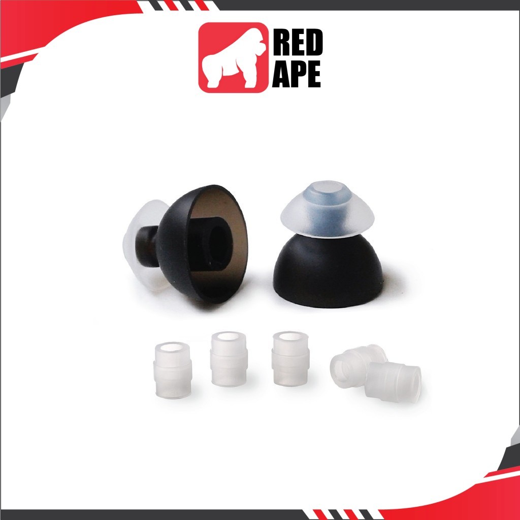 SpinFit CP-240, Silicone Replacement Eartips: Patented Double Flange ...