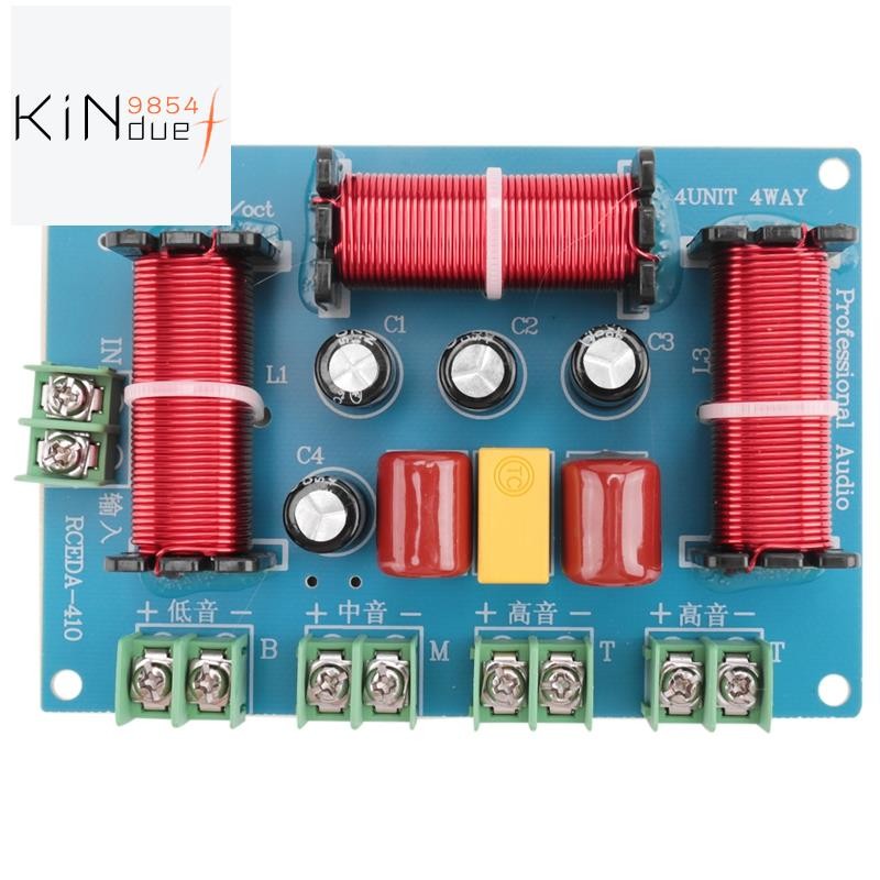 4 Way Speaker Audio Frequency Divider Speaker Crossover Midrange+Bass 4 ...