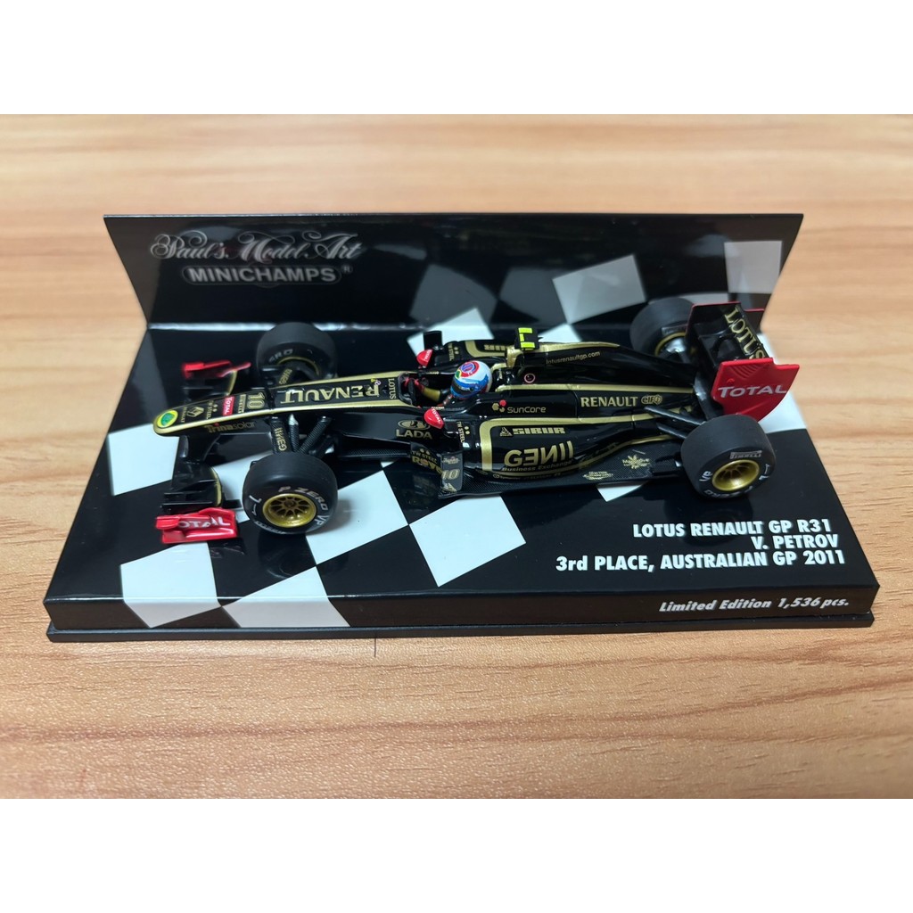 [Ready Stock] Mini Lotus Cut Lotus F1 Fleet 1/43 Model Lotus Renault ...