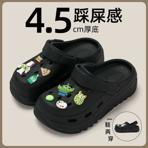 crocs men crocs Kasut lubang kaki tidak berbau lelaki musim panas 2024 ...