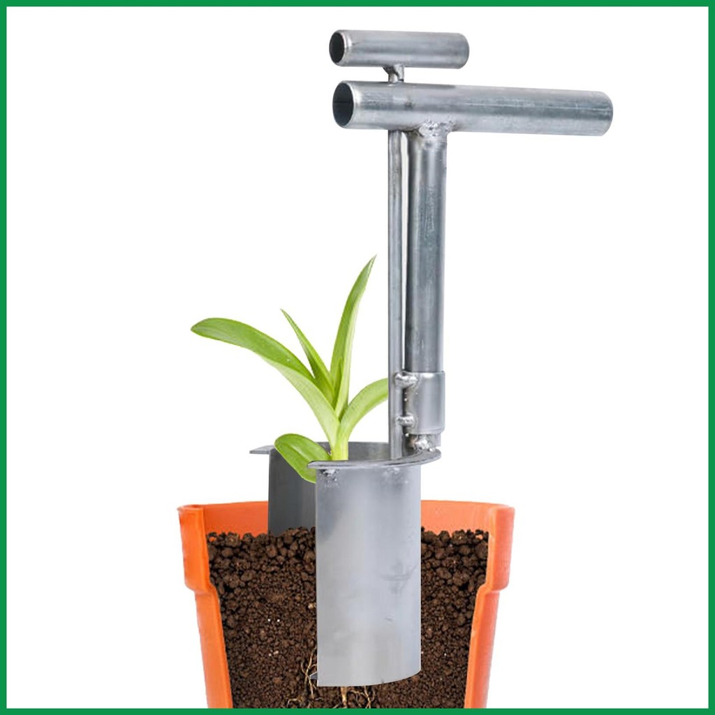 Bulb Transplanter Tool Garden Barrel Transplanter Stainless Steel Bulb ...