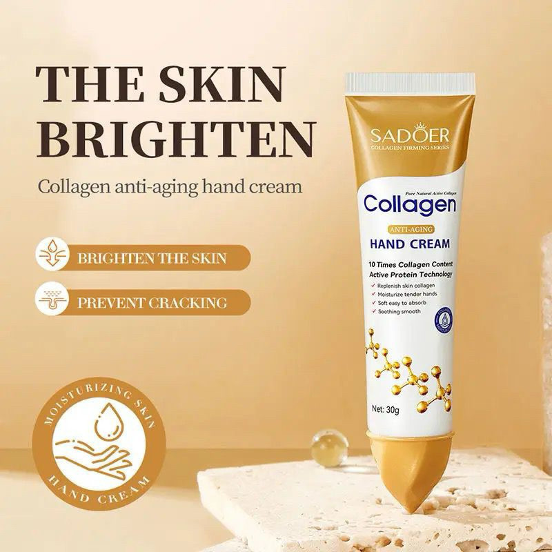 BS SADOER Collagen Anti-Aging Hand Cream Moisturizing Anti-Chapped Hand ...