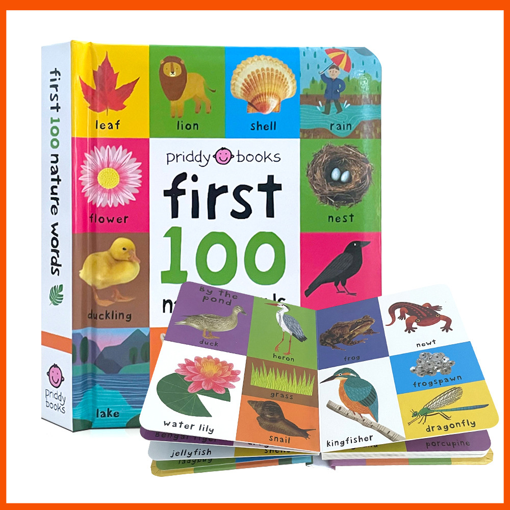 First 100 Padded: Nature Words Picture Book Preschool English ...