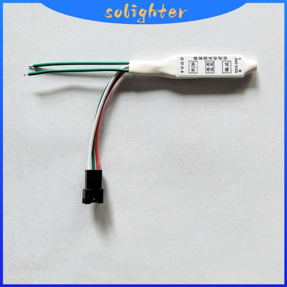 SOLIGHTER LED Strip Light Controller, Single Color DC5V-24V Reflux ...