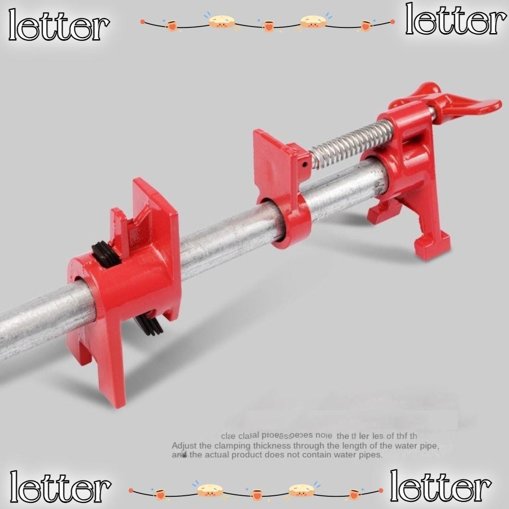 LETTER Pipe Clamp Fixture Set, Adjustable Carpenter Hand Tool Wood ...
