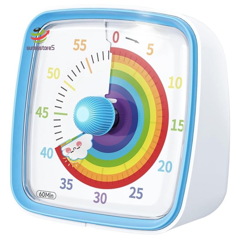60-Minute Visual Timer with Night Light, Countdown Timer,Pomodoro Timer ...