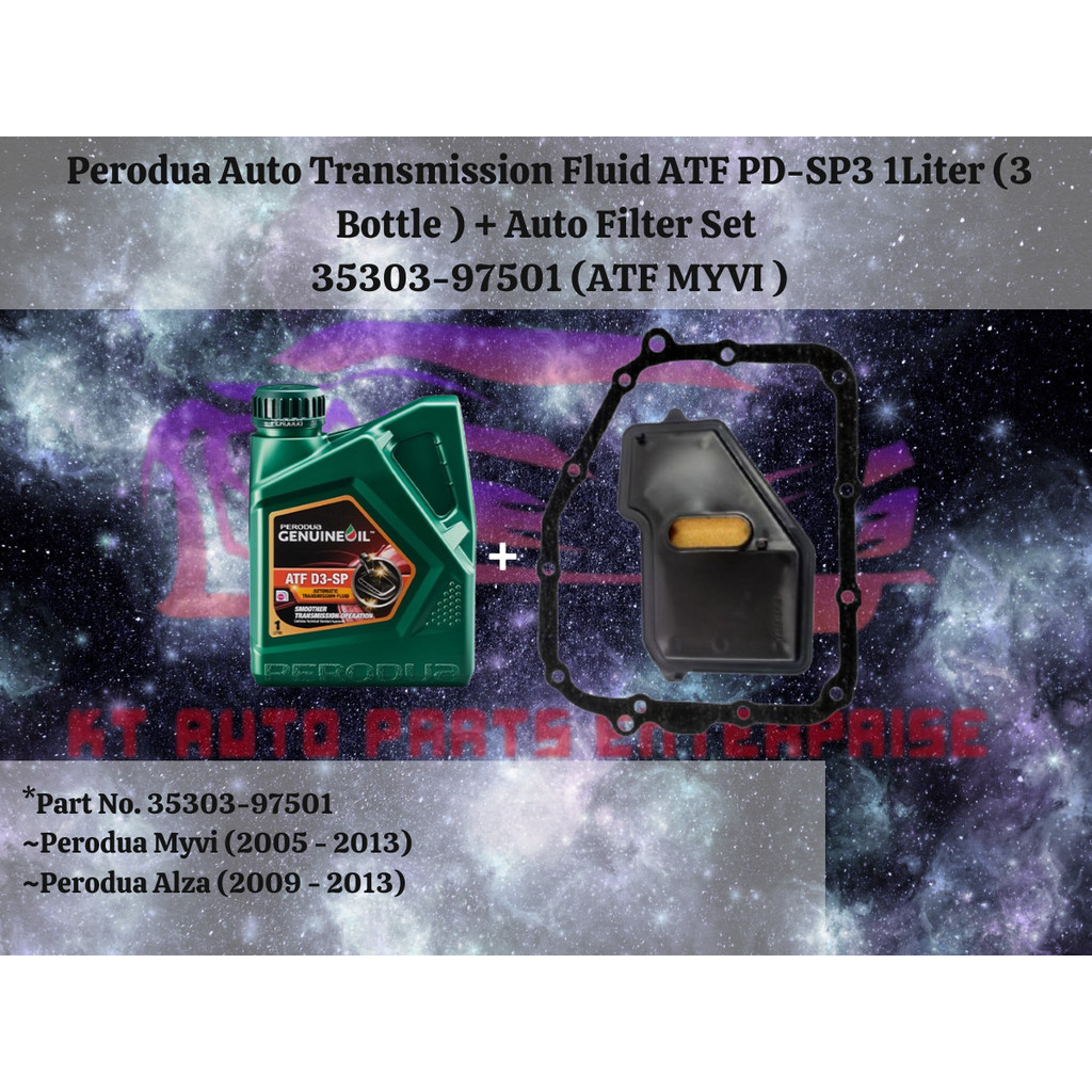Perodua Auto Transmission Fluid ATF PD-SP3 1Liter (3 Bottle / 4 Bottle ...