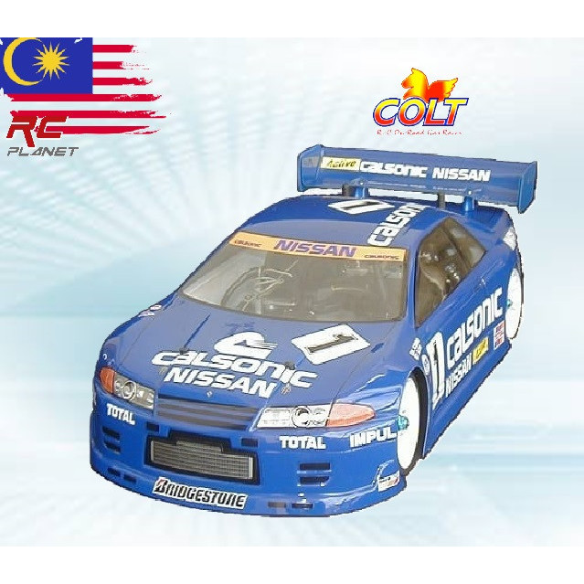 Colt clear body 1/10 Nissan Skyline R32 with decals 200mm M1145 ...