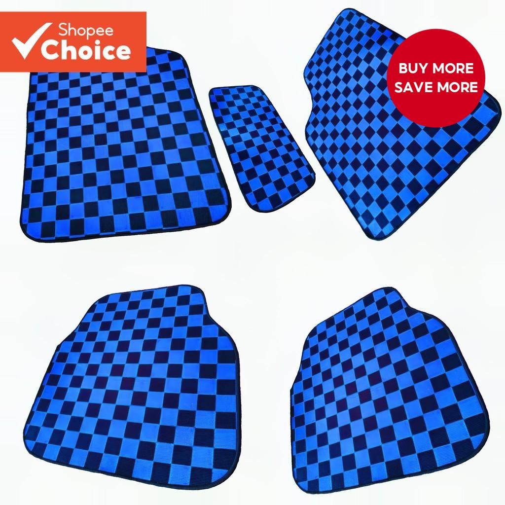 Carpet Kereta 5PCS Full Set Universal Thailand Checkmate Karpet Dadu ...